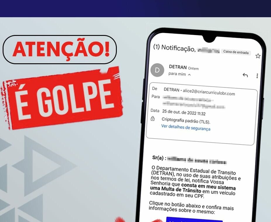 Detran-AM alerta para golpe via e-mail com falso aviso de multa